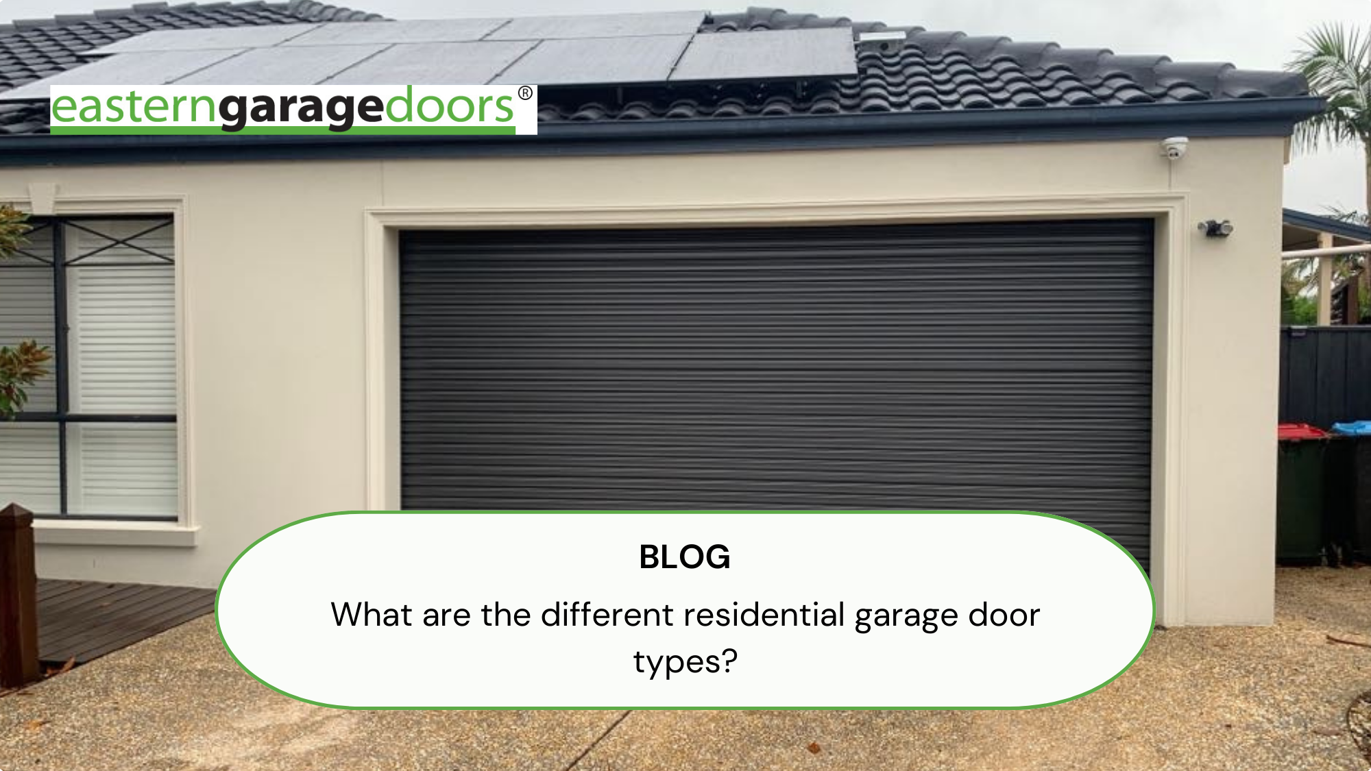What are the different residential garage door types?
