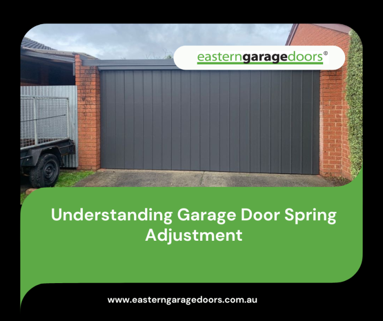 Understanding Garage Door Spring Adjustment - Eastern Garage Doors